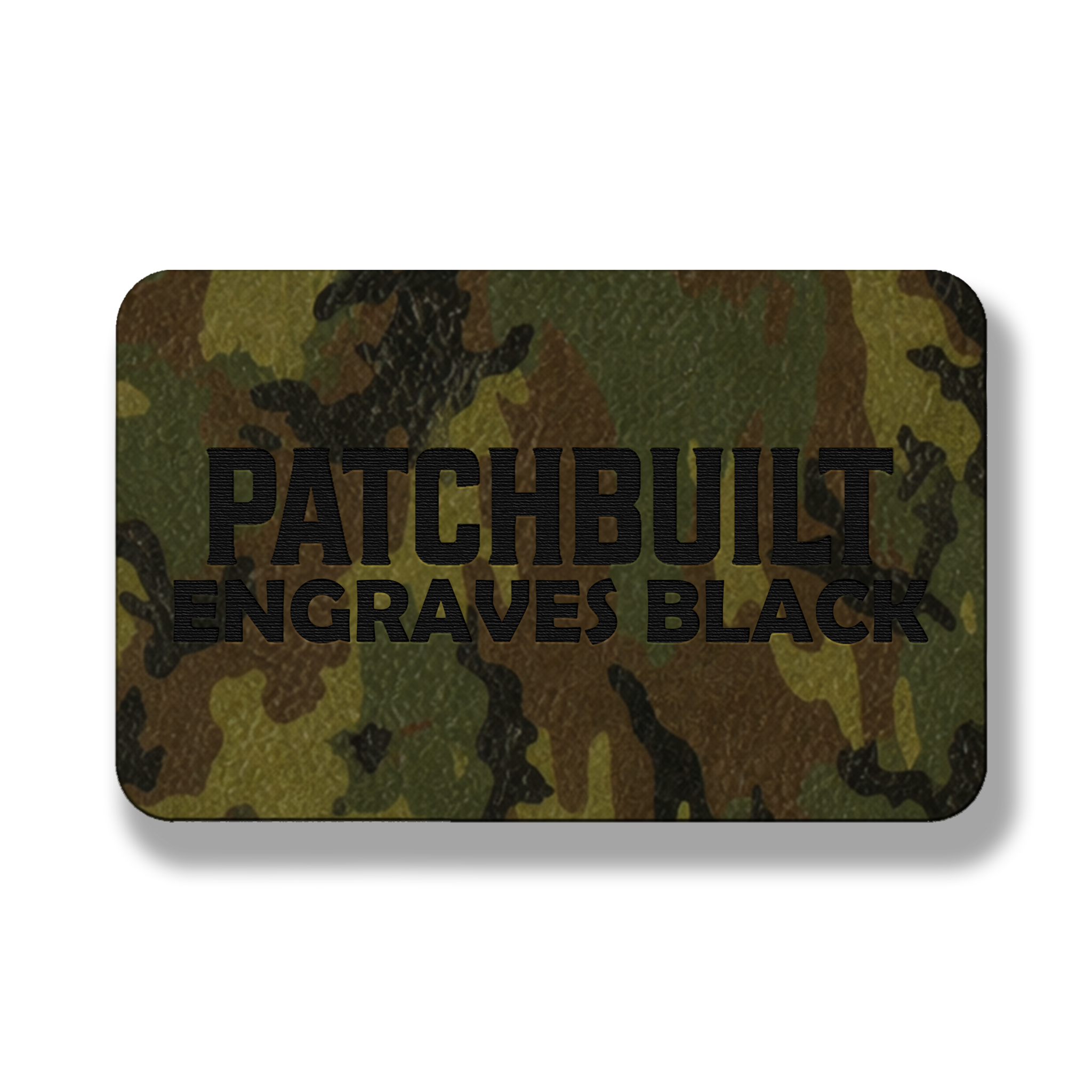 Laserable Leatherette Patch Blanks 3x2 – Hook Backed Bulk – PatchBuilt