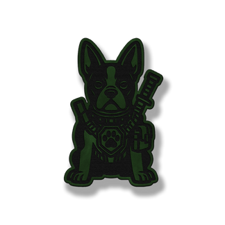 Tactical Boston Terrier Dog Patch – Leatherette Morale Patch – PatchBuilt