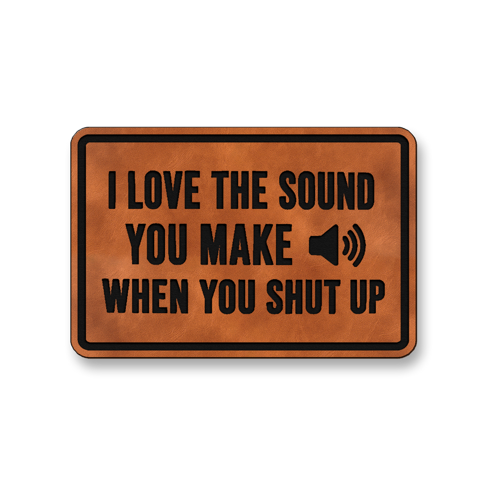 Funny Sarcastic Morale Patch 3x2 – Leatherette Tactical Patch – PatchBuilt