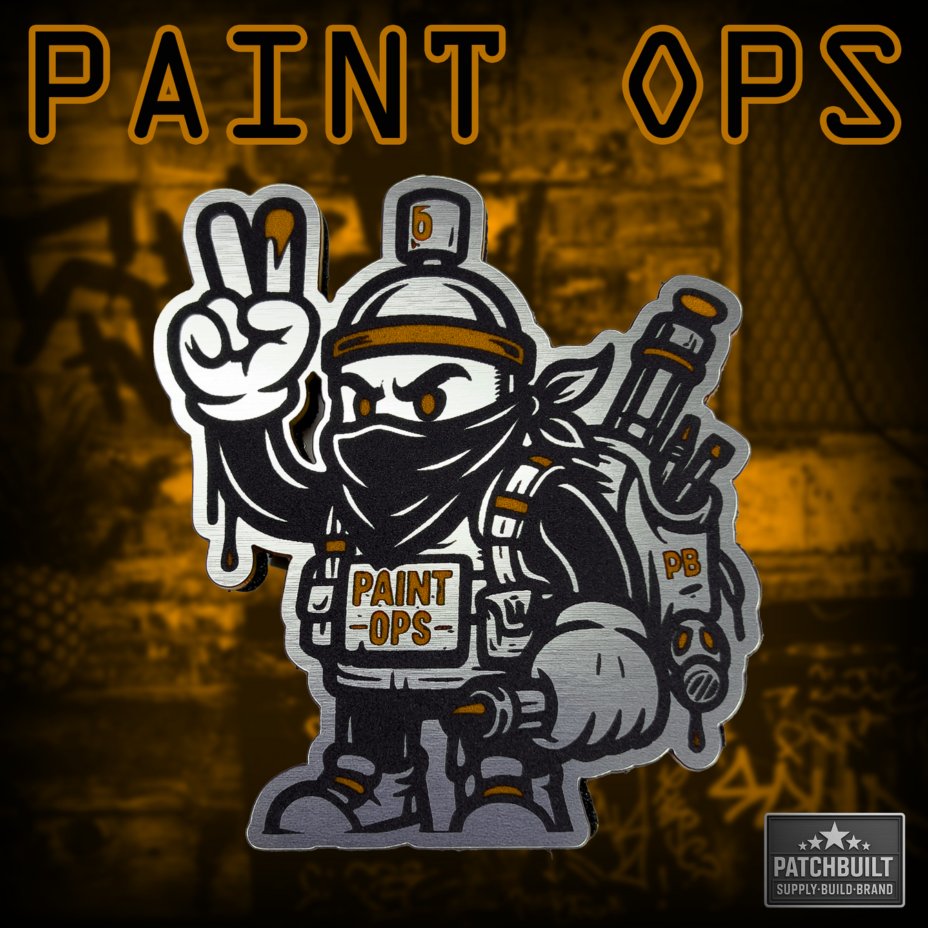 LIMITED QUANTITY PAINT OPS Patch | Limited Edition Morale Patch – PatchBuilt